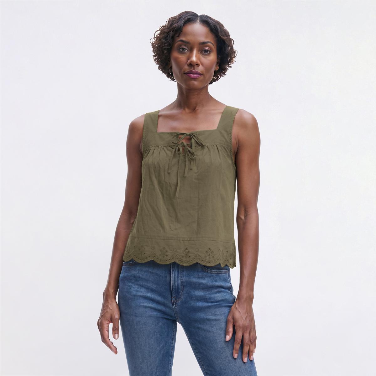 Click here for Womens Angels Forever Young Amanda Scallop Hem Tan... prices
